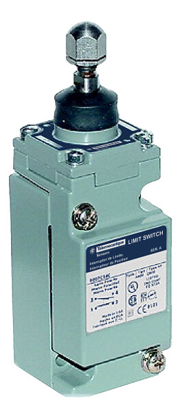 9007C66ED - 9007C limit switch - 2 NO/NC 2 stage - top push rod plunger ...