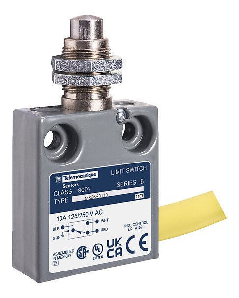9007MS07S0310 - Limit switch, 9007, 240 VAC 10amp ms +options ...