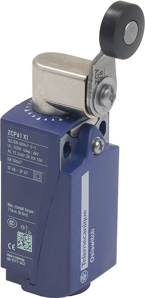 XCKP6118G11X1 - Limit switch, Limit switches XC Standard, XCKP, metal ...